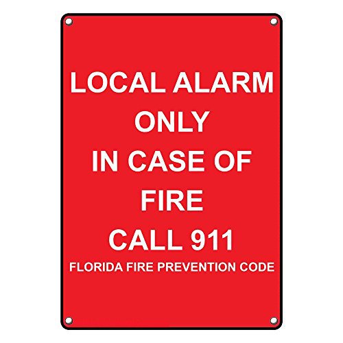 Weatherproof Plastic Vertical Local Alarm Only in Case of Fire Call ...