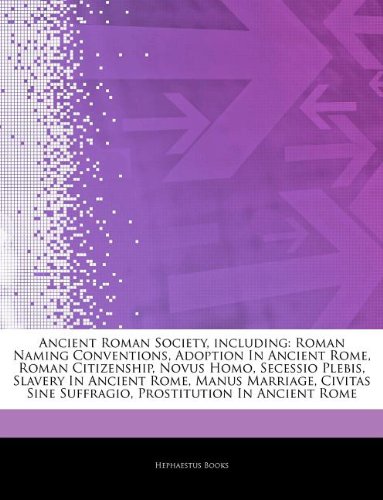 Amazon | Articles on Ancient Roman Society, Including: Roman Naming ...