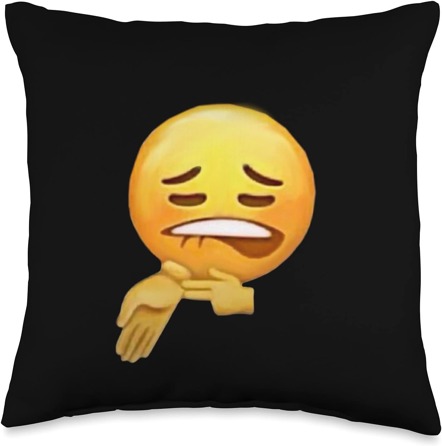 Amazon.com: Sheesh Face Meme Biting Lip And Pointing At Arm Throw ...