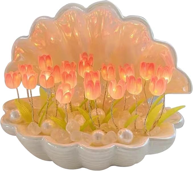 Buy Plenteous Elegant LED Tulip Night Lamp, Romantic DIY Tulip Night ...