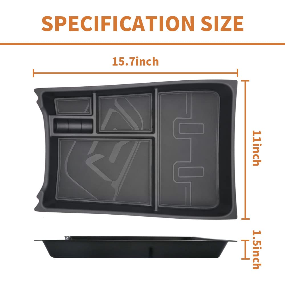 Snapklik.com : TripleAliners For Rivian R1T & R1S Lower Center Console ...