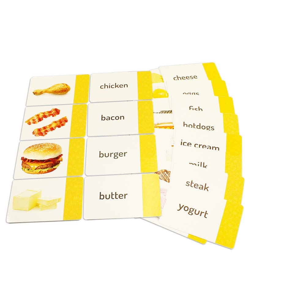 Buy Stages Learning Protein & Dairy Words Matching Cards by The Makers ...