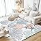 Amazon.com: Corals Coastal Rug for Living Room 5x7 Area Rug Washable ...