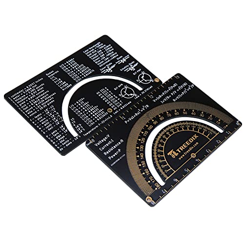 Snapklik.com : Treedix 2PCS Multifunctional PCB Ruler 3inch Measuring ...