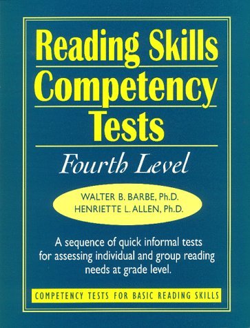 Reading Skills Competency Tests: Fourth Level (Competency Tests for ...