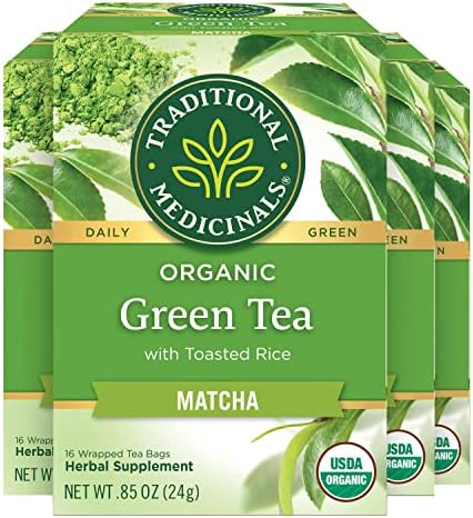 Amazon.com: Traditional Medicinals Organic Green Tea With Toasted Rice ...