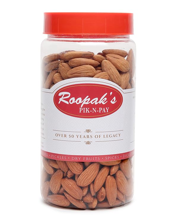 Roopak's PIK-N-PAY 100% Natural Almonds | Premium Badam Giri | High in ...