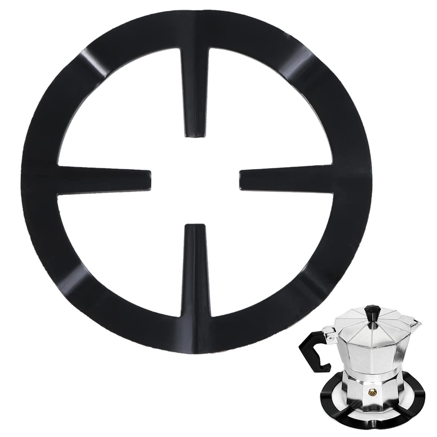 ZEACCT 1 Pcs Non Slip Cooktop Pan Rack, Gas Stove Cooker Plate, Coffee ...