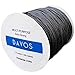 Amazon.com: Black Nylon Braided Cord Extra Strong Multi-Use Thread 1 ...