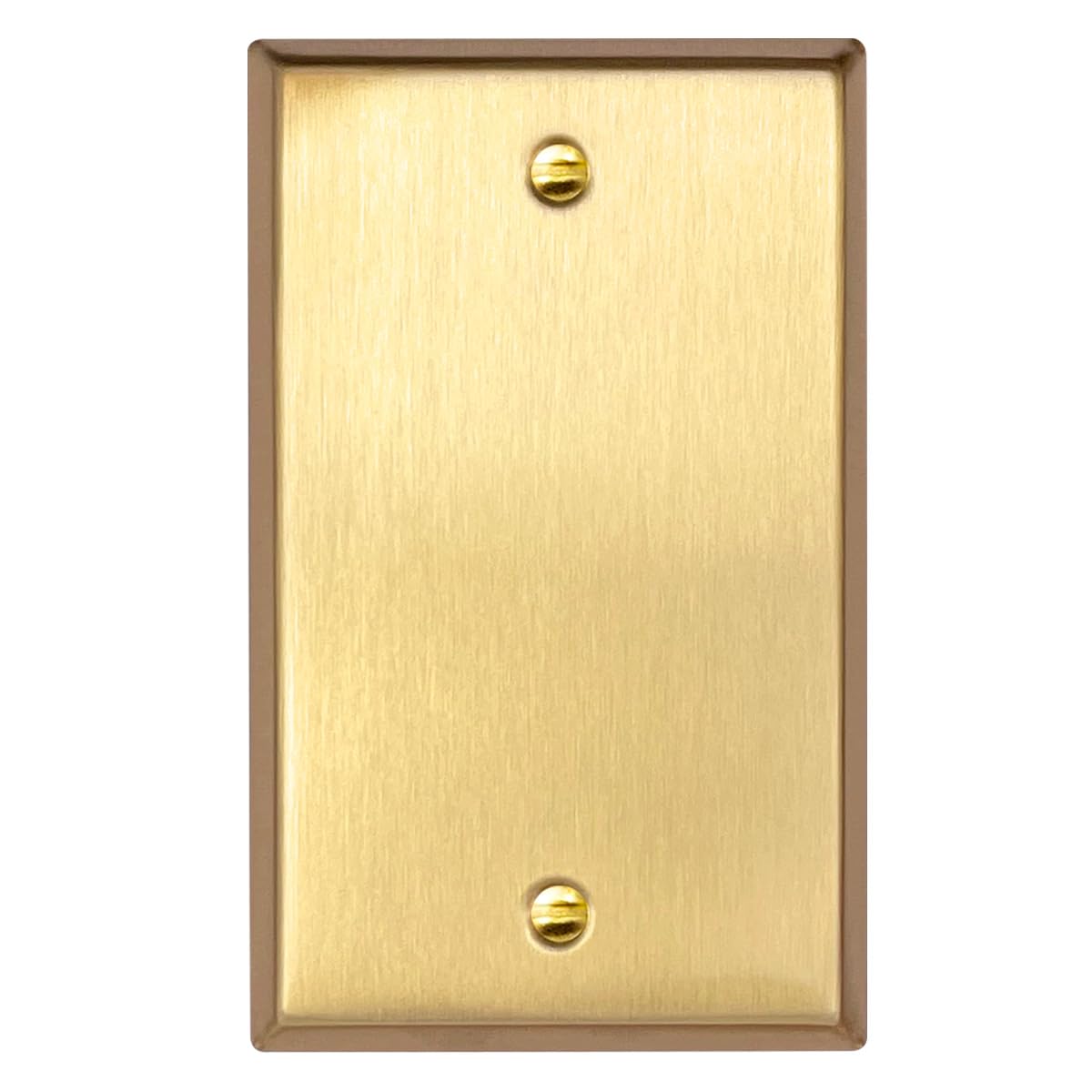Rio Salto BRASS Metal Gold Blank Wall Plate Blank Outlet Cover Cover ...