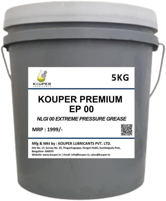 KOUPER PREMIUM EP00 NLGI00 Extreme Pressure Grease (Pack of 1, 5KG ...
