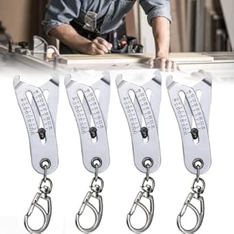 Portable Precise Thread Size Checker Keychain, Thread Size Verification ...