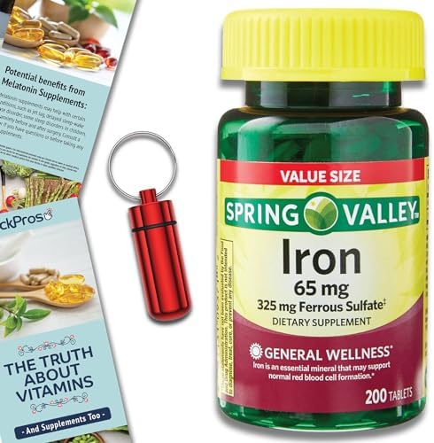 Amazon.com: Spring Valley Iron Tablets Dietary Supplement Value Size ...