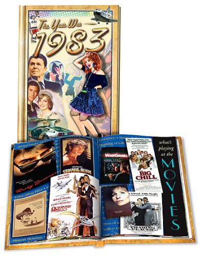 The Year Was 1983" Hardcover Mini Book: Great Birthday or Anniversary ...