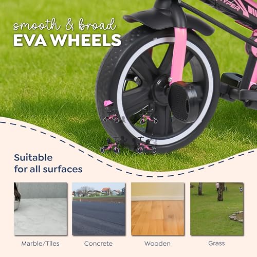 Luusa TFT Hyper 500 PRO Canopy Plug N Play Tricycle /Baby Tricycle with ...