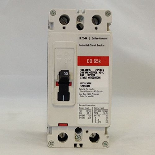 FDB2025L MOLDED CASE CIRCUIT BREAKER - TYPE FDB - 2 POLE 600V 25 AMP w ...