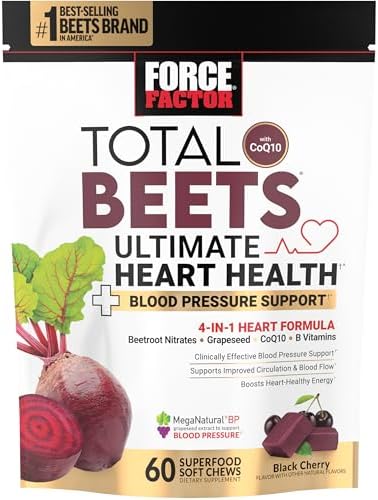 Amazon.com: FORCE FACTOR Total Beets Ultimate Heart Health Blood ...
