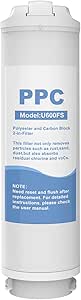 WAPU U600FS PCC Filter Replacement Cartridge for U600FS Reverse Osmosis ...