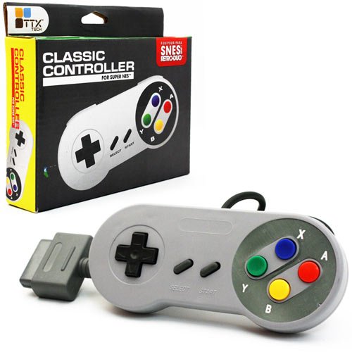 Amazon.com: SNES Analog Controller Pad Famicom Style - Grey : Video Games