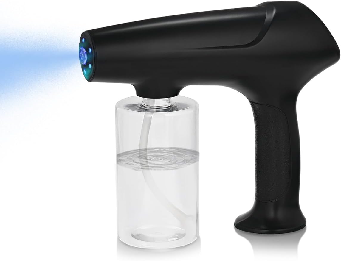 Amazon.com: Hovinke Barber Spray Bottle with Blue Light, Rechargeable ...