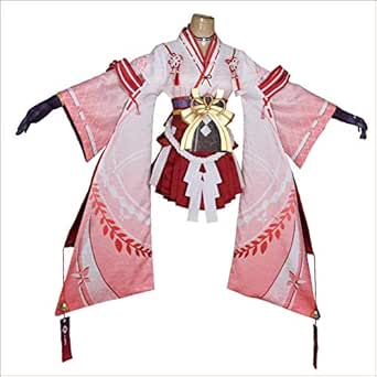 Amazon.co.jp: Ayers COS Yotohime Skin God's Blade Shrine Maiden Clothes ...