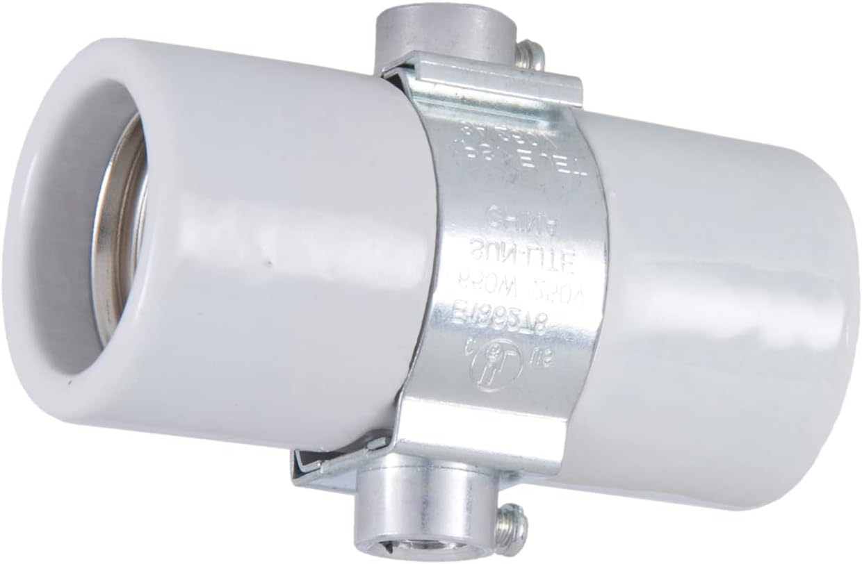 Amazon.com: B&P Lamp Twin Porcelain Candelabra Base Cluster Sockets ...