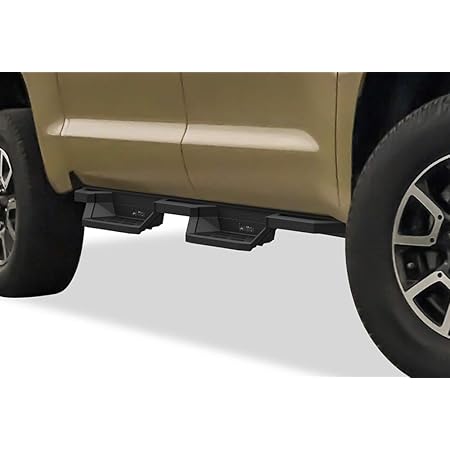 Amazon.com: APS iArmor Drop Steps Running Boards Rock Slider Compatible ...