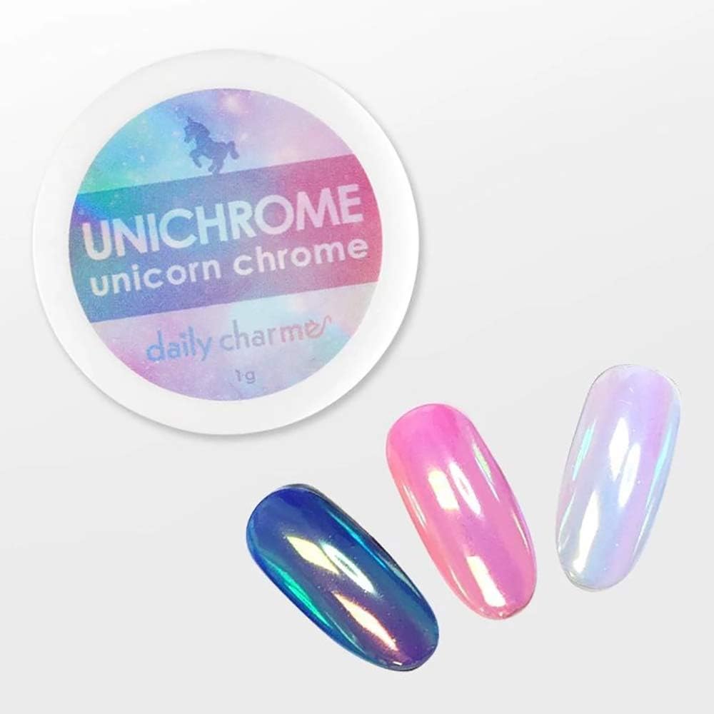 Amazon.com: Daily Charme Aurora Unicorn Mermaid Nail Chrome Powder ...