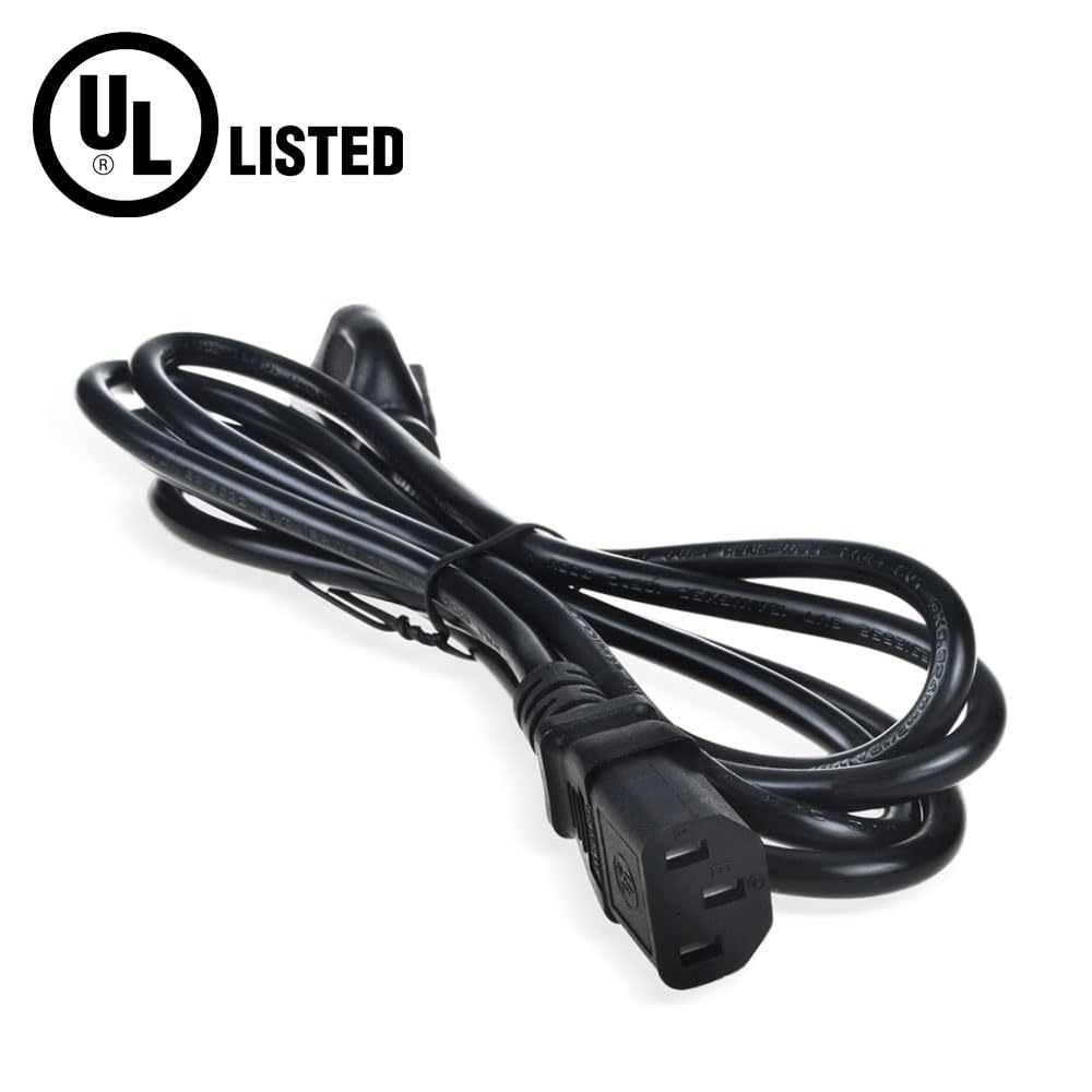 Snapklik.com : Acdctek 3-Prong 6ft/1.8m UL Listed Power Input: 110V ...