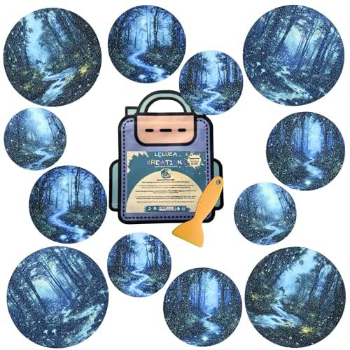 Amazon.com: Handmade NON SLIP BATHTUB STICKERS, 12 PCS Bioluminescent ...