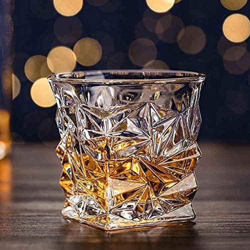 NVRA Italian Premium Big Whiskey Glasses Set of 6 Clear, 310 ML, Bar ...