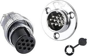 Amazon.co.jp: 1 Set M20 DF20 GX20 Flange Mount 3 Hole Fixed Aviation ...