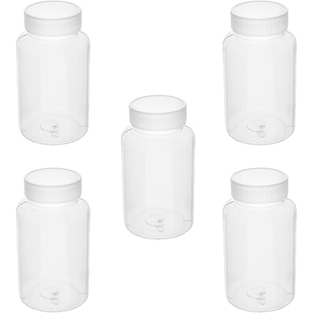 Amazon.com: uxcell Plastic Lab Chemical Reagent Bottle 200ml/6.8oz Wide ...
