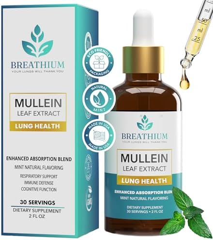 Amazon.com: Mullein Lung Cleansing Spray Mullein Leaf Extract Spray ...