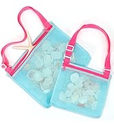 Amazon.com: Tagitary Beach Toy Mesh Beach Bag Kids Shell Collecting Bag ...