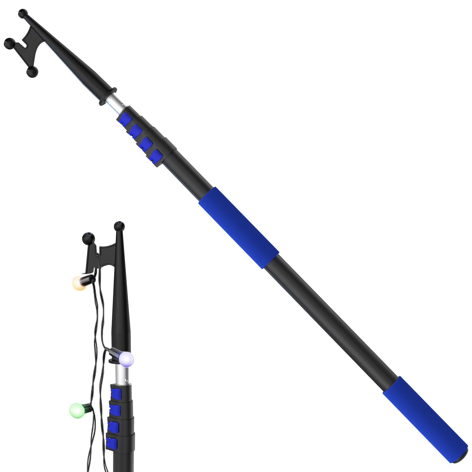 Amazon.com : SKGPOLE 3-12FT Telescoping Boat Hook Pole - Boat Hook for ...