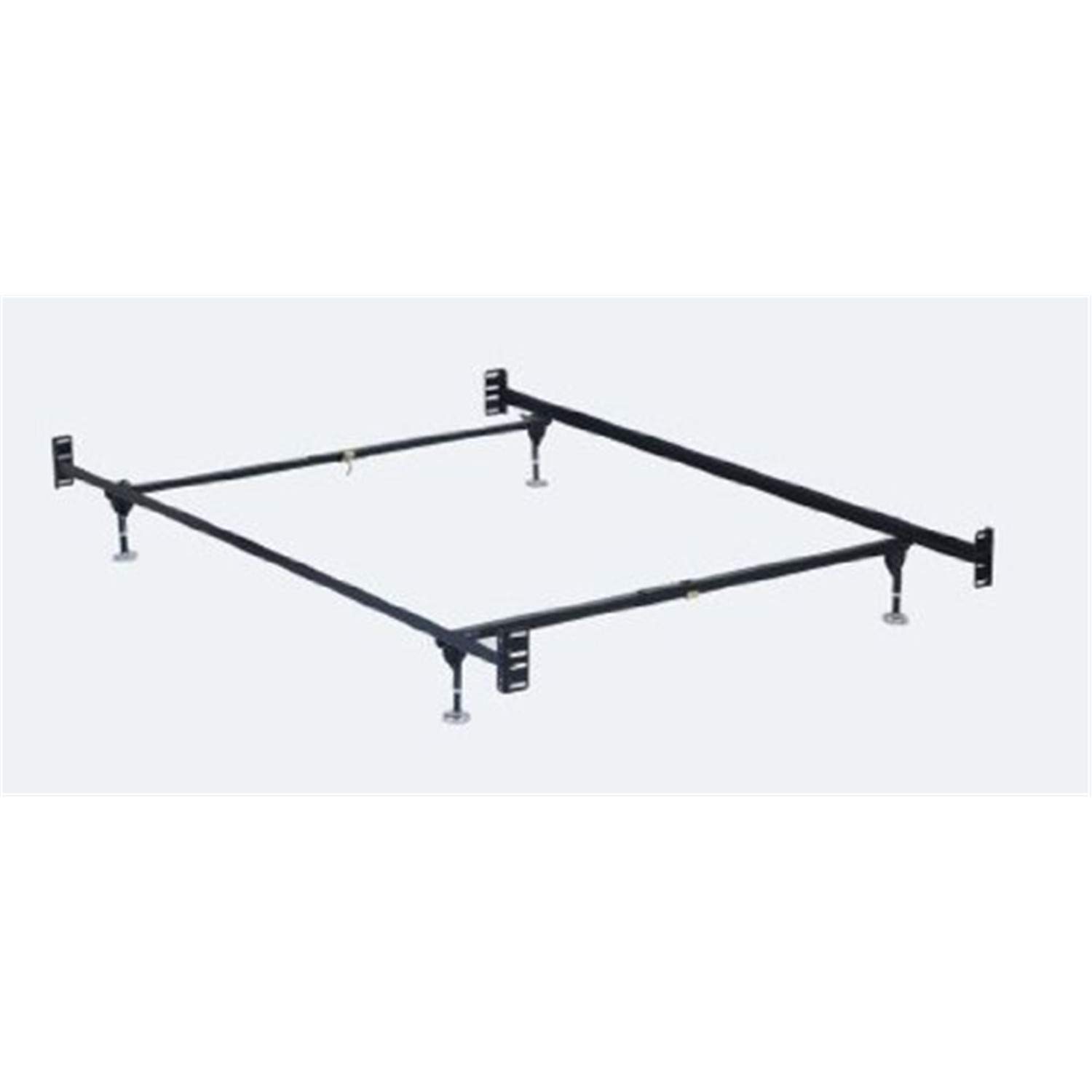 Bed Frame With Headboard Footboard Attachment 4 Legs And Adjustable ...