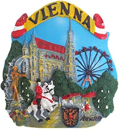 Amazon.com: 3D Vienna Austria Fridge Magnet Travel Souvenir Gift Home ...