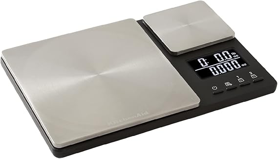 KitchenAid Dual Platform Digital Scale 5kg Gift Boxed: Kitchen Timers ...