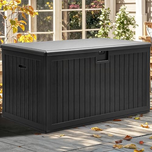 Amazon.com: YITAHOME 230 Gallon Double-Wall Deck Box with Divider ...
