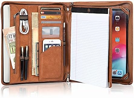 Amazon.com : PHARRI Portfolio Organizer, Zippered Portfolio Organizer ...