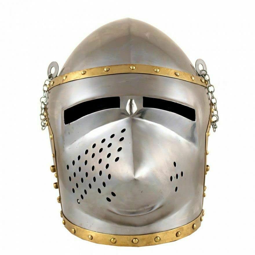 Amazon.com: Medieval Pig Face Helmet Armor Houndskull helmet Knight ...