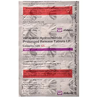 Calaptin 120 SR - Strip of 15 Tablets : Amazon.in: Health & Personal Care