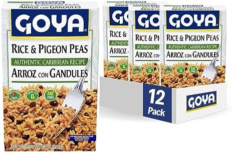 Amazon.com : Goya Rice & Pigeon Peas Arroz con Grandules , 7oz., Pack ...
