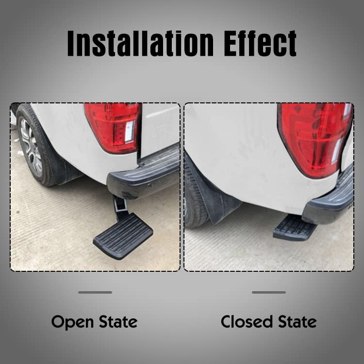Snapklik.com : SAOKNCE Rear Bedstep Retractable Bumper Truck Tailgate ...