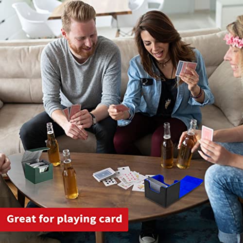 3 Pack Card Deck Box Card Storage Box with 300 Pieces PVC Cards ...