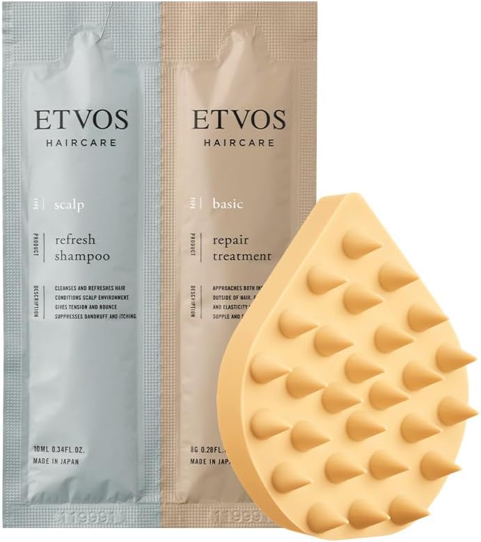Amazon | ETVOS（エトヴォス） リラクシングマッサージブラシ #ソフトイエロー サンプル付【個数限定】 | ETVOS | 頭皮マッサージブラシ 通販