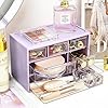 Amazon.com: Desk Storage Organizer with 6 Mini Drawers, FODIENS ...