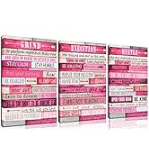 Amazon.com: Pink Wall Decor - Inspirational Quotes Wall-Art ...