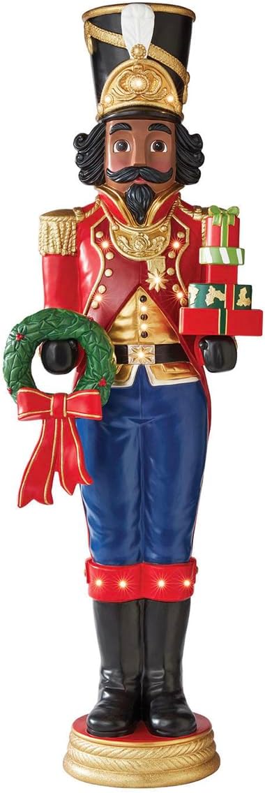 Amazon.com: 6' Pre-Lit Grand Nutcracker (Multicultural) : Home & Kitchen